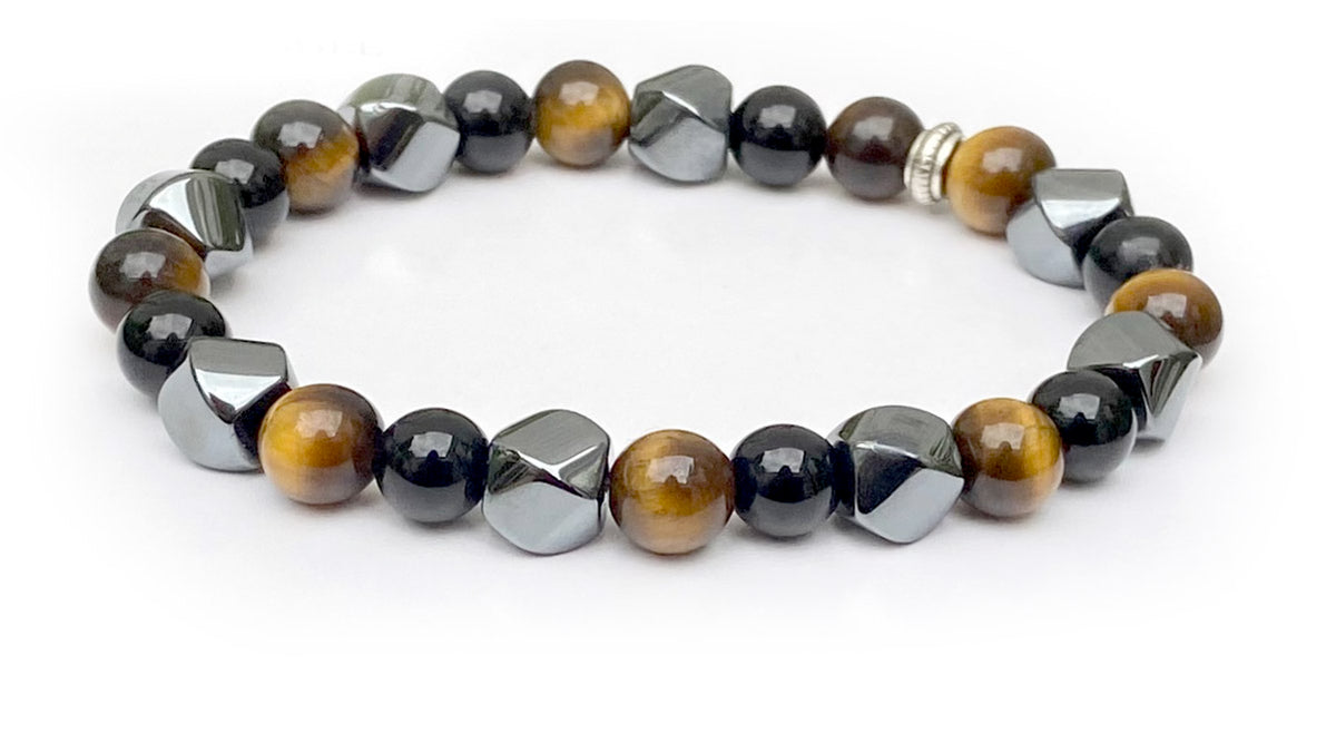 Bracelet Protection Homme Œil de Tigre Marron – 3 Tailles | La Maison ...